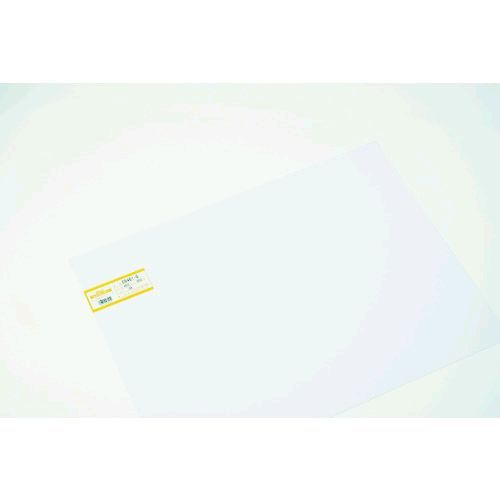 光メーカーお問い合わせ：06-6764-1531【特長】●電気絶縁性・対薬品性に優れています。●難燃性です。【用途】●標示板・ディスプレイ・電気絶縁材に。【仕様】●色：白●幅(mm)：450●長さ(mm)：600●厚さ(mm)：1●取付仕様...