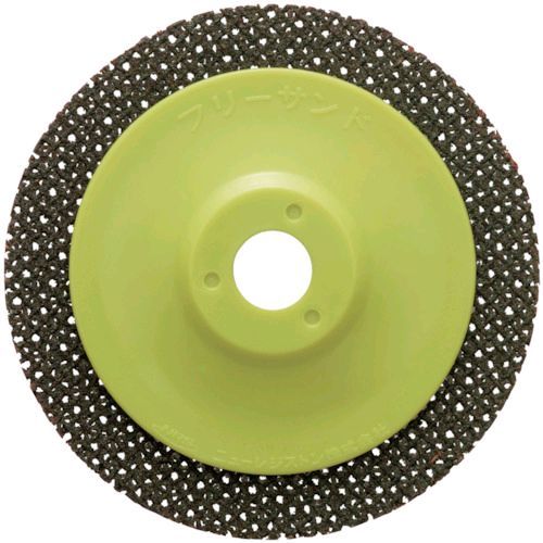 【特長】●仕上げ研磨用です。●ディスクを2〜5枚まで重ね、枚数を変えることで、柔軟性と研磨力を目的に合わせて調節することができます。●網目状のクロスを基材に使用しており、目づまり・溶着がないので、焼け・ゆがみが生じません。●柔軟性に優れてい...