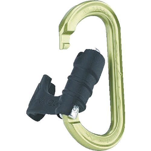 【特長】●登山で使用される非常に頑丈なカラビナです。●オーバルシェイプです。●ボディーに強化樹脂のロックをすることで、より強固なロックになります。【用途】●土建作業など【仕様】●色：レモンイエロー●幅(mm)：65●高さ(mm)：105●破...
