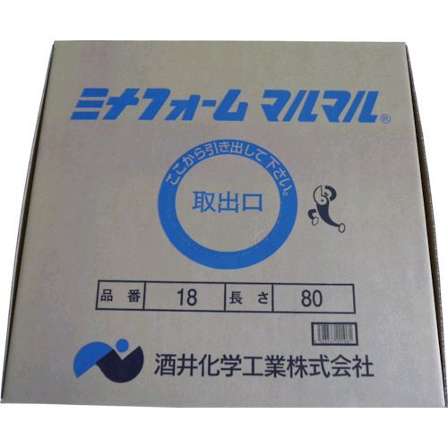 酒井化学工業メーカーお問い合わせ：06-6263-2307【特長】●柔軟性・復元性・弾力性に優れたポリエチレン高発泡体です。●耐水性・断熱性に優れているため、目地のすき間埋めとして最適です。【用途】●包装資材から、土木建材用目地材や、ガラス...