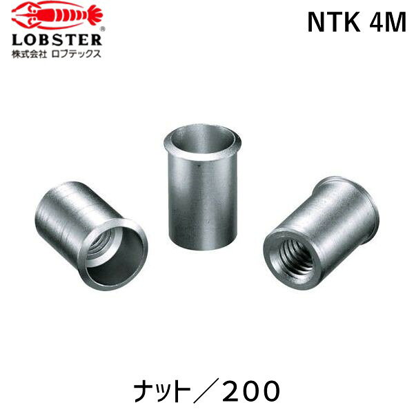 ロブテックスメーカーお問い合わせ：072-980-1111【特長】●エビナットはナットとリベットの両方の長所を兼ねそなえた、ブラインドファスナーです。●タップ立ての難しい薄板やパイプ、溶接のできないプラスチック板にも、片側から簡単に取り付け...