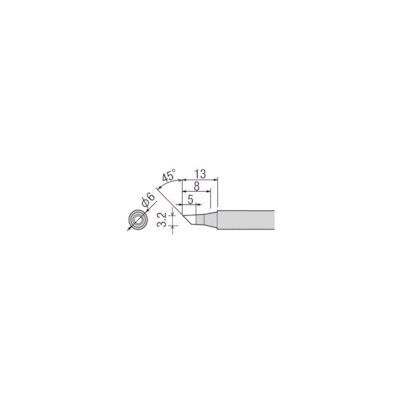 【特長】●交換用こて先（高蓄熱タイプ）【仕様】●適合コテ：PX-201、PX-335、PX-338、PX342、SVS800AS、SVS580AS、SVS500AS●コテ先名称：φ3.2mm【仕様2】●こて先先端は、鉛フリーはんだメッキ【原...