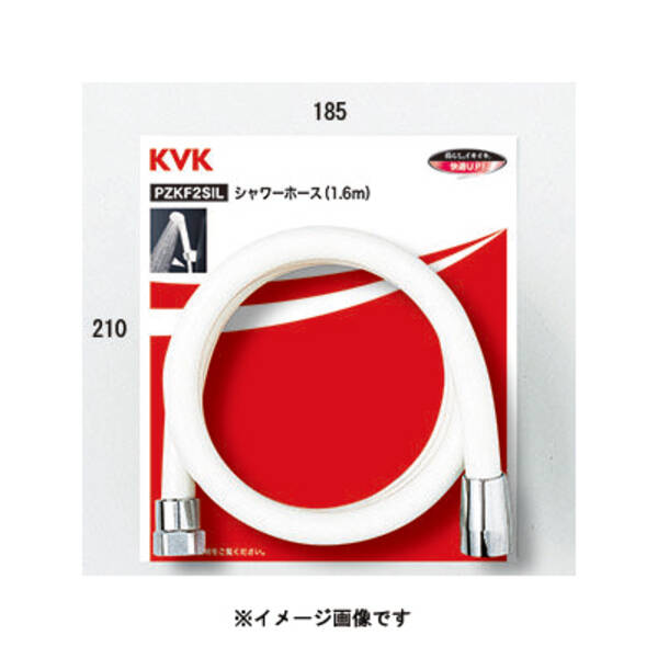 【商品説明】●シャワーホース白●アタッチメント無の商品はKVKホースを他社本体に接続する場合又、他社シャワーヘッドをKVKホースに接続する場合は別途アタッチメントをお求めください。●パック無し●シャワーヘッド側ねじ寸法：M22×2●本体側ね...
