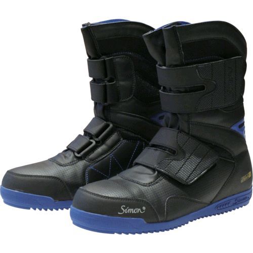 シモンメーカーお問い合わせ：0120-345-092【特長】●アッパーにメッシュを使用し通気性・屈曲性に優れています。●内側当付で擦れに強い仕様です。●履口は動作を妨げないブーツカットを採用しています。【用途】●高所作業●建設土木【仕様】●...