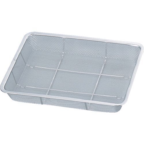 【特長】●オールステンレス製で熱にも強く高温殺菌も可能です。●本体フレーム部の底に脚を付けていますので、そのまま床に置いても水切りできます。【仕様】●外形寸法(mm)幅：268●外形寸法(mm)奥行：208●外形寸法(mm)高さ：37●線径...