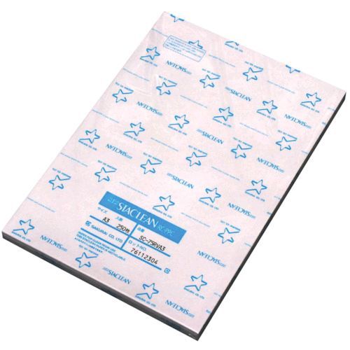 桜井メーカーお問い合わせ：0120-813961【特長】●100%離解可能（水に溶ける材料を使用）な樹脂含浸タイプの無塵紙です。●揉みテストおよびこすりテストで0.1μ以上のゴミがほとんど発生しません。●トナーの乗りがよく、定着温度を上げて...