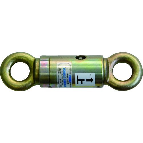 【特長】●重量物の吊上げ時、ワイヤのよりなどによる吊り荷の無用な回転を防止します。●重量物を着地させる際に向きの調整が簡単に行えます。【用途】●クレーン等による荷役作業に。【仕様】●基本使用荷重(t)：2●寸法(mm)B：30●寸法(mm)...