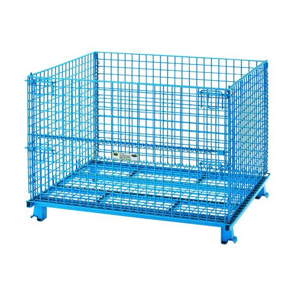 【商品説明】【特長】●最も汎用的に普及しているサイズです。●折りたたみが簡単です。●フォークリフトによる荷役が容易にできます。●メッシュ構造で強度に優れています。【用途】●工場・倉庫などでの用途別色管理に。●各種工場、作業現場に。【仕様】●...