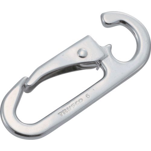 【特長】●ハンマーで叩くだけなので、溶接などの作業が不要です。【用途】●連結金具として。【仕様】●使用荷重(kN)：0.2●D(mm)：5.5●L(mm)：65●S(mm)：7●W(mm)：21●t(mm)：4.5【材質／仕上】●ステンレス...