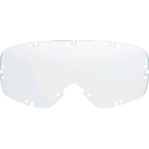【特長】●UVカット(99.9%)仕様のレンズです。●セーフティゴーグル用替レンズです。【仕様】●レンズ色：クリア●レンズ厚(mm)：1.6●レンズタイプ：曲面●防曇加工：○●防傷加工：○●UVカット：○●適合機種：TSG-100、TSG-...