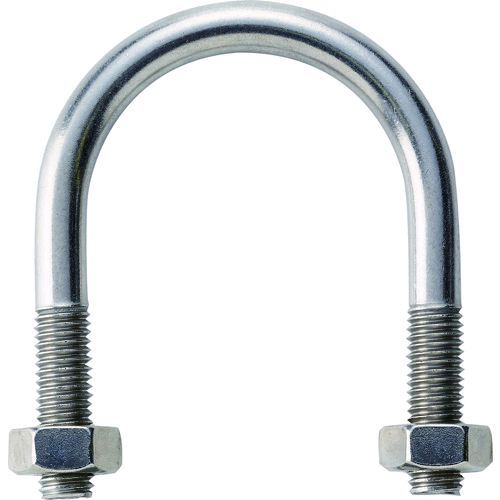 【特長】●U字金具のミリねじ仕様品です。【用途】●SGP管パイプ締め付け金具。●横配管、縦配管に。●ガス管や空調管、配電盤止め用として。【仕様】●呼び径A：40●適合管外径(mm)：48.6●呼び径B：1 1/2●H(mm)：74●P(mm...