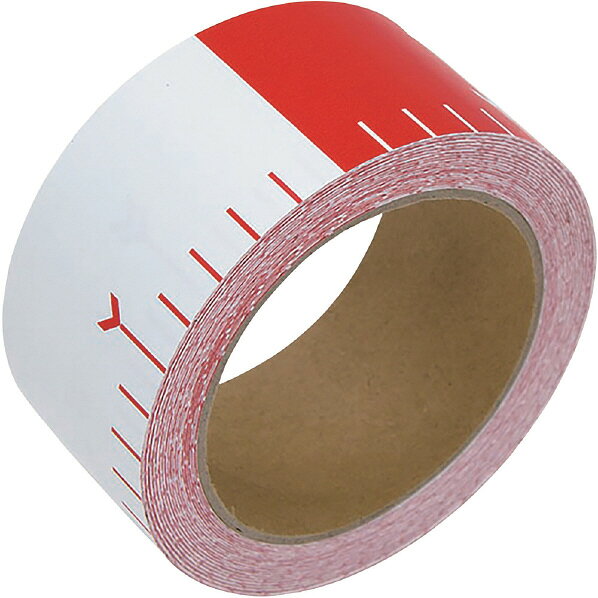[シンワ測定 貼付ロッド＿合成紙製＿50mm×25m＿赤白20cm間隔 シンワ 貼付ロッド＿合成紙製 78192 [78192]] の商品説明●簡単に切って貼るだけでオリジナルのロッドが作れます。●反射防止加工。反射しにくく撮影時にくっきり...