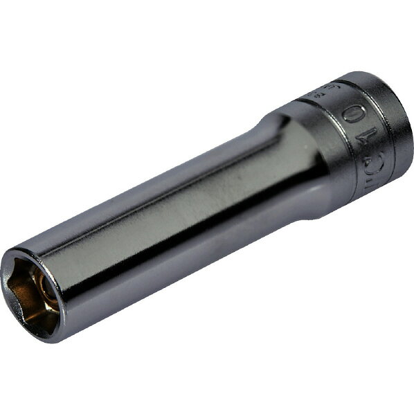[KTC（TN） マグネットディープソケット　対辺寸法10mm　差込角9．5mm　全長65mm B3L-10MGA [B3L10MGA]] の商品説明●マグネットによりボルト・ナットの落下を防ぎます。●マグネットASSYは押し込むことで移動...