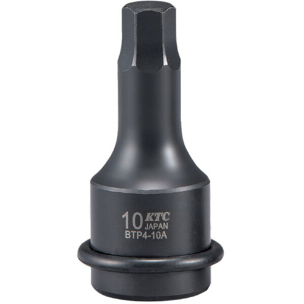 [KTC 12．7sq．　インパクトレンチ用ヘキサゴンレンチ　対辺寸法12mm　全長60mm BTP4-12AP [BTP412AP]] の商品説明●先端六角部の長さを短くし、ねじれ剛性を高めた先端形状を採用しています。●AMBACシステム...