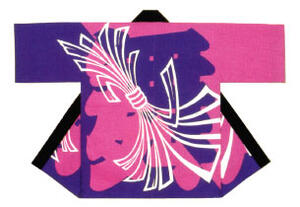 ●素材：綿100％　（シャークスキン（オックスに順次変更となります）） ●サイズ　大人用：身丈約85cm・身幅約68cm 大人の155−175cmくらいの方向けです。 シルクプリントは摩擦に弱めですが安価な法被として 現在主流になってきまし...