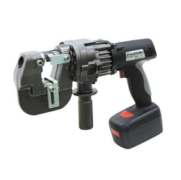 イクラ精機製の電動油圧式コードレスパンチャーのISK-MP18LTです。 特徴 ●1回の充電で310回打抜き可能 　（SS400Φ11 t=6にて） ・SS400Φ15 t=6の場合、215回 ●セミバリアフリ−を実現！ 1、上下300mm...