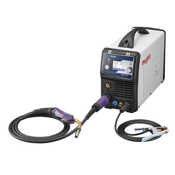 マイト工業製のCO2/MAG/MIG溶接機（LiFT TIG/手棒アーク兼用）のMDM-200の0.8mmワイヤ−仕様です。 特徴 ●CO2/MAG/MIG/TIG/手棒溶接可能 　軟鋼・ステンレス・アルミ・ブレージング溶接可能 マルチ溶接...