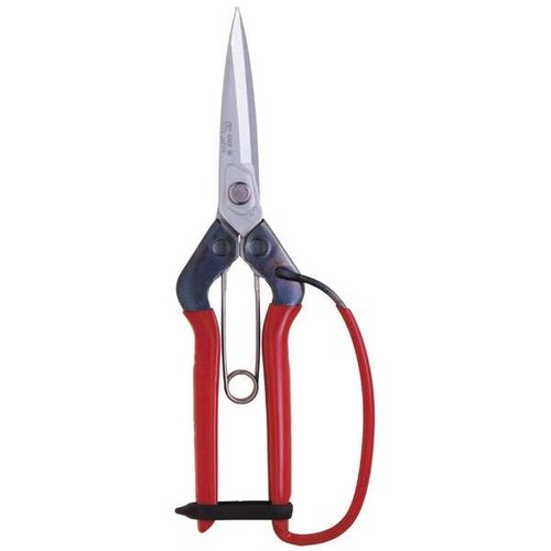 松葉鋏 メッキ刃ガード付の解説 ハサミ 松葉鋏 メッキ刃ガード付の詳細 こんな用途・シーンにおすすめ! 松葉用のハサミ ハードクロームメッキ。 ヤニに強い。 堺伝統の切れ味。 商品No.T-710GDX BP 全長220mm 刃長63mm ...