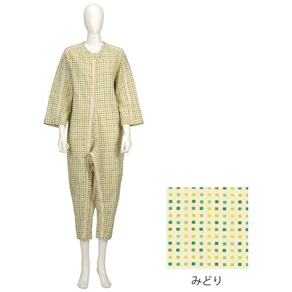 「ソフトケアねまき」は、寝たきりの方の介護をしやすくし、患者さん本人への負担も極力軽減した介護ねまきです。比較的長い期間着用いただけるスリーシーズンのタイプです。 寝たきりの方にとっても、着替えやおむつ交換がしやすい「つなぎタイプのねまき」...