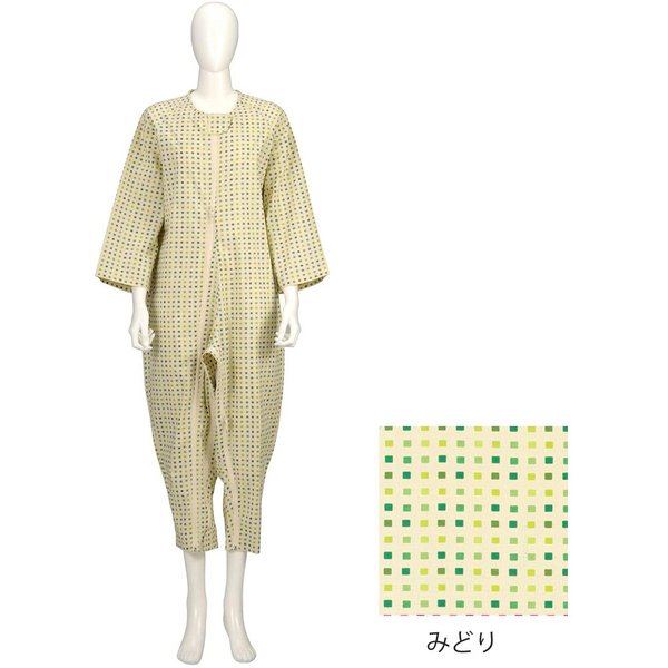 「ソフトケアねまき 両開きファスナー」は、機能性と素材にこだわりをもった、寝たきりの方の介護に最適なつなぎ型のねまきです。比較的長い期間着用いただけるスリーシーズンのタイプです。 寝たきりの方にとっても、着替えやおむつ交換がしやすい「つなぎ...