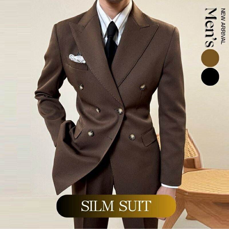 商品の詳細 内容 ○ジャケット＋パンツ 素材 ポリエステル ●伸縮性：少し　●生地厚さ：普通 生産国 中国 カラー 写真通り サイズ(単位：cm) ジャケット M着丈69　袖丈60　肩幅45　バスト98 L着丈71　袖丈61　肩幅46　バス...