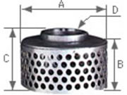 ■用途吸水用■仕様●材質：SUS304 呼称 A (mm) B (mm) C (mm) D (mm) 25 (1") 87 65 75 G1" 32 (1・1/4") 127 65 75 G1・1/4" 40 (1・1/2") 127 65...