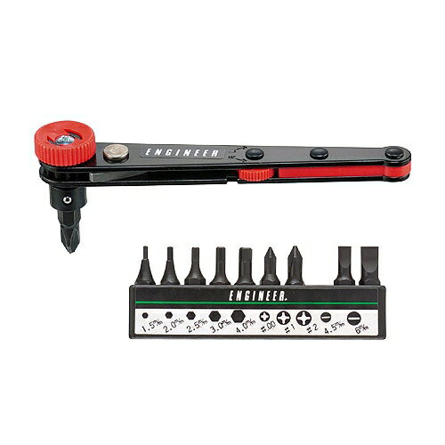 ※画像はイメージです。※本商品はメーカー取り寄せ商品です。※掲載商品は予告無く販売終了となっている場合があり、出荷確約をするものではありません。■特長●オフセットラチェットに使用頻度の高い(+)/(-)および六角ビットをセットしています。●...