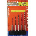 ■用途●被削材:ステンレス。■特長●ドリル先端にクロスシンニング加工を施してあります。●充電ドライバーにワンタッチで着脱が可能です。●ブリスターパック入り■仕様●セット内容(mm):2.5 2.8 3.0 3.2 3.5 3.8 4.0 4...