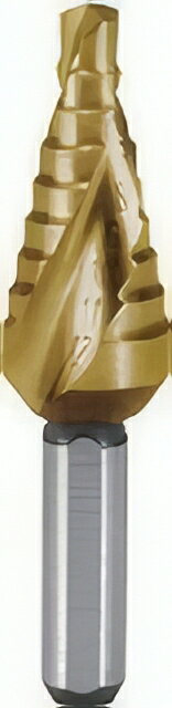 ■用途●被削材:鉄（2mm）、ステンレス（2mm）、アルミ（2mm）、銅（2mm）、プラスチック（2mm）。■特長●ワークへの食いつき性が良好で、スピーディーに安定した作業が可能です。■仕様●段幅(mm):2●段数(段):9●シャンク径(m...