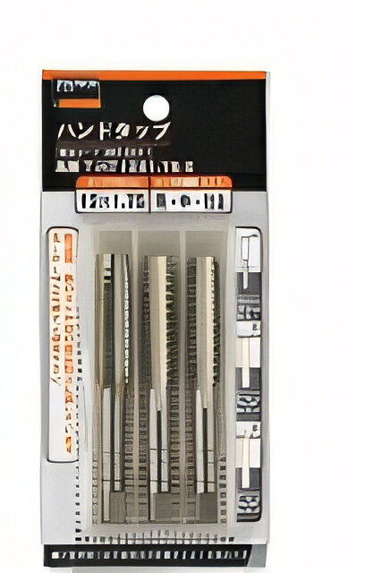 ■用途●被削材:鉄、軽金属。●並目のねじ山の修正、作製。■特長●ねじ穴を作製、さらえる（きれいにする）時に使用します。●並目のねじ山の修正、作製用です。●タングステンハンド組タップです。■仕様●セット内容:先・中・上●呼び寸:M18●ピッチ...