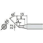 ■特長●交換用こて先（高蓄熱タイプ）■仕様●コテ先名称:φ2.0mm●適合コテ:PX-201、PX-335、PX-338、PX342、SVS800AS、SVS580AS、SVS500AS●こて先先端は、鉛フリーはんだメッキ