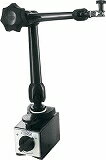 ■用途●テストインジケータ・ダイヤルゲージの保持器具。■特長●アーム関節式ホルダにより中央部のノブを締め付けることで3点の関節が強靭にロックされます。●ワンタッチ手元微動送り機構がマグネットのすぐ上に付いているため、アームに触れずにゲージの...
