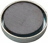 ■用途●吸着用。■特長●キャップを付けることにより、磁石単体より5倍〜10倍の吸着力が上がります。■仕様●吸着力(N):23.52●表面磁束密度(T):-●厚み(mm):5●外径(mm):23.5■材質・仕上げ●マグネット:フェライト磁石●...