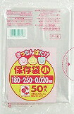 ■用途●食品保存、小物類の整理等に。■特長●スタンダートなポリ袋シリーズです。■仕様●色:透明●縦(mm):250●横(mm):180●厚み(mm):0.02●厚み:0.02mm■材質・仕上げ●低密度ポリエチレン（LLDPE）