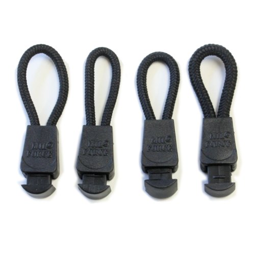 ●バッグ、ポーチ、ポケット等のあらゆるジッパーに取り付けることができる ●ジッパーの開閉が簡単かつスムーズ、手袋をしている時には特に重宝 ●カラー：ブラック ●ヘッドサイズ：約2cm ●コード長さ：約3.5cm　