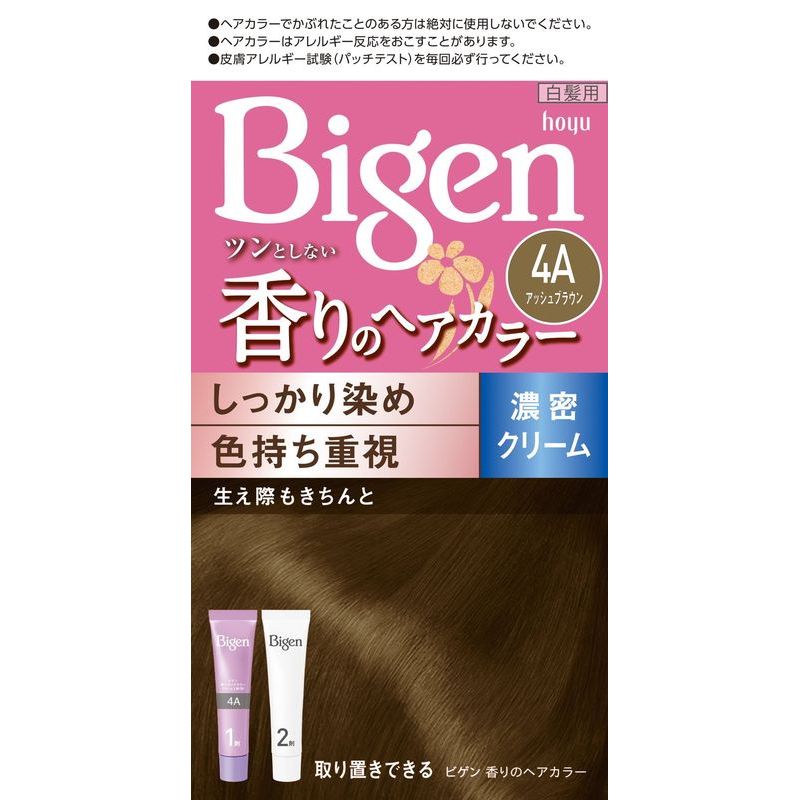 商品説明密着して染める。濃密クリームが生え際にくいつきとどまる。色持ち成分配合。染料の流出を抑え、日にちが経っても髪色キレイ！ツンとしない、ほのかなアロマの香り。天然由来のトリートメント成分配合。成分1剤／有効成分：5−アミノオルトクレゾー...