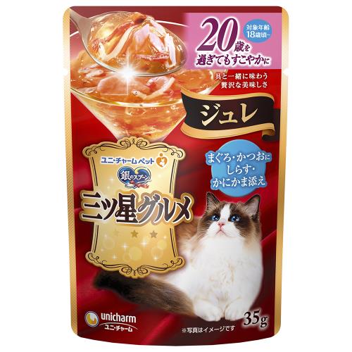 商品説明・具と一緒に味わう贅沢な美味しさ・お魚のうまみがたっぷりなとろけるジュレが、お魚の身とからんで一緒に食べやすく、贅沢なおいしさを実現。・18歳頃からの愛猫の健康維持を考えて、ビタミンE・B群を調整・腎臓の健康維持に配慮して、カリウム...