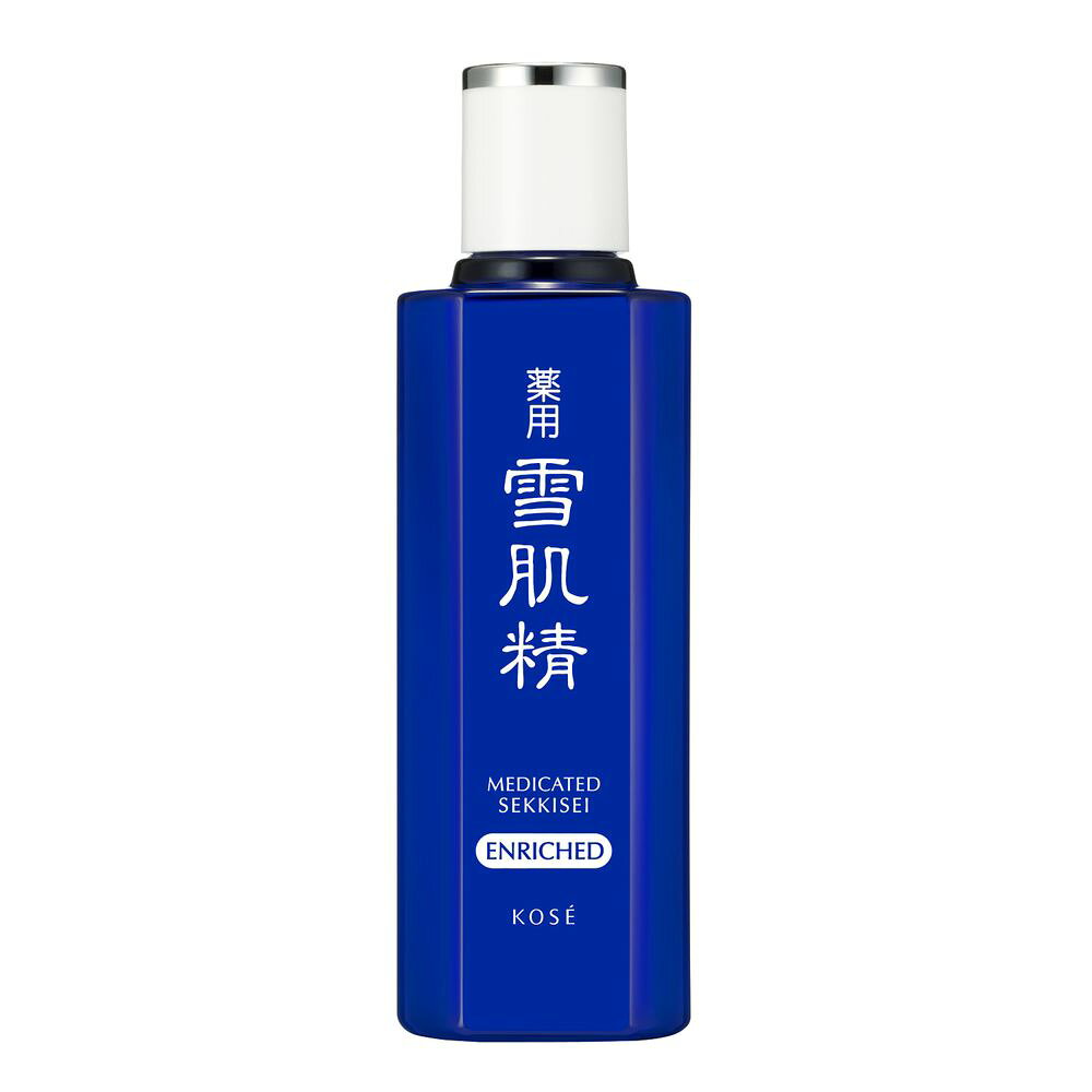 商品説明薬用 雪肌精 エンリッチ (しっとり) (医薬部外品) : 200mL 5,000円 (税抜) 。自然のめぐみ、明るい透明感。薬用雪肌精は、東洋で使われている植物成分に着目。しっとりとした感触で、紫外線を受けた肌にも豊かなうるおいを...