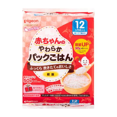 商品説明歯ぐきで噛める12カ月頃からの軟飯。レンジ50秒で炊き立てのおいしさを味わえる赤ちゃんのパックごはん。90g×6個パック。広告文責株式会社ウェルパーク　電話番号：042-659-3716
