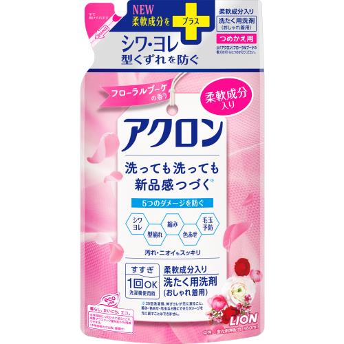 商品説明新たな柔軟成分配合！すすぎ1回OKだから、もっとダメージ防げる。洗っても洗っても新品感続く※、柔軟成分入りおしゃれ着用洗剤。キレイ修復洗浄で、伸びヨレを整え汚れもスッキリ。カタチ（型くずれ・縮み）だけでなく、毛玉・シワ・色あせ・テカ...