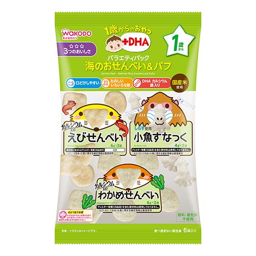 商品説明おせんべいとパフのバラエティパックです。3つの味が楽しめます。広告文責株式会社ウェルパーク　電話番号：042-659-3716