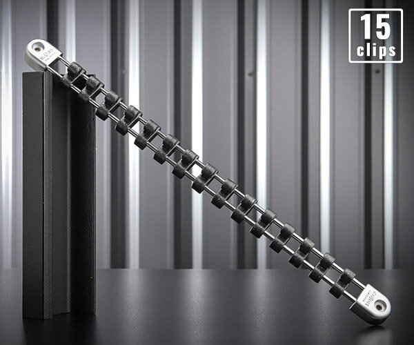 KTCの最高峰！ネプロス 9.5sq.ソケットホルダー。 レールの端を止めるパーツにはネプロスのロゴを配置。 シルバーとブラックで仕上げられた統一感のあるカラーリングは、 高級感溢れるネプロスのソケット類を収納するのにふさわしい 抜群のデザ...