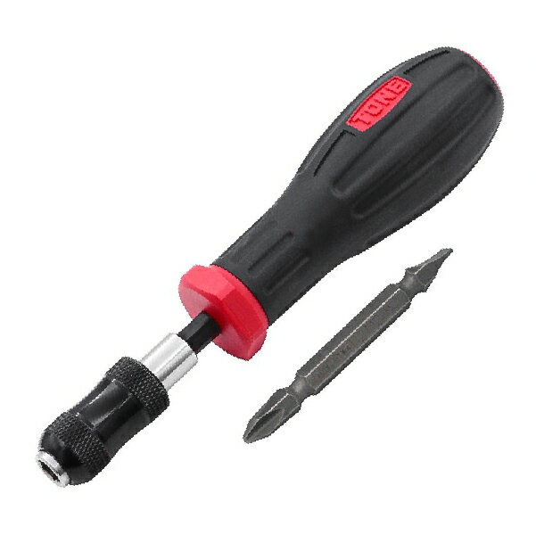 両先端にマイナスとプラスを組合わせた差替え式ドライバーです。 ワンタッチで簡単に交換可能です。 用途：マイナス[-]ねじまたはプラス[+]ねじの締付け、緩め作業に。 【仕様】 全長(mm)：154 セット内容：[-]1.0×6.35＆[+]...