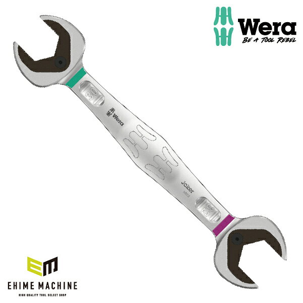 Weraこだわりの高品質両口スパナ レンチでできること全てを兼ね備えた、ホンモノの新世代ダブルオープンレンチ「Joker」 注目ポイントは、ストレート形状&ボルト・ナット保持プレート！ Wera独自の形状を開発 ストレートスパナでも作業角度...