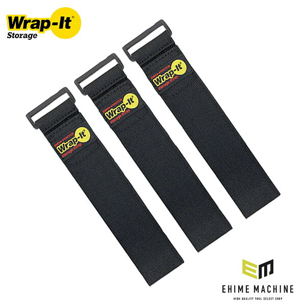 メーカー名：Wrap-It(ラップイット) メーカー品番：703-18B 商品名：703-18B 配線コード収納ストラップ 18インチ 3個入BK JANコード：0854059003594 仕様 ●サイズ(インチ)：18 X 2 ●巻き付け...