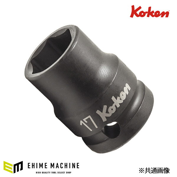 コーケンの12.7sq.薄肉インパクトソケットです。 ボルト/ナットに接する開口部(6角)はもちろんのこと、差込側の四角駆動部にも角を傷めずハイトルクを確実に伝える面接触のフラットドライブを採用しています。 ■型式：14401M-12 ■メ...