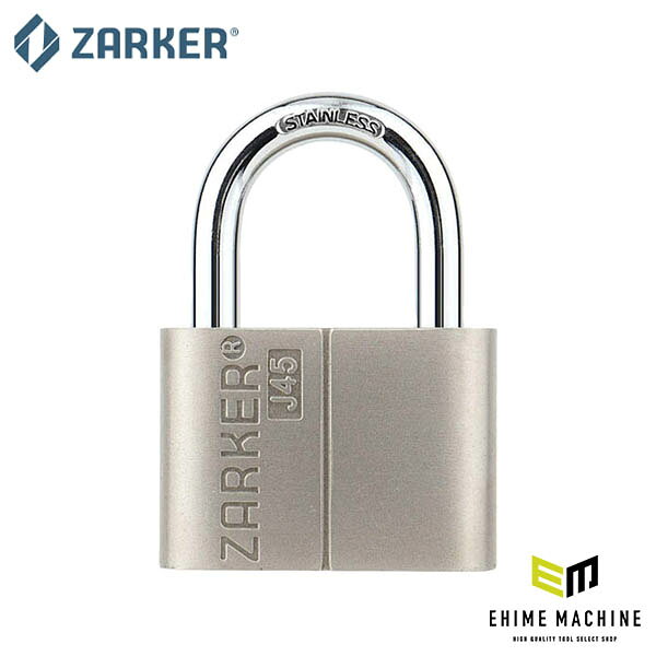 メーカー名：ZARKER（ザーカー） メーカー品番：J45 商品名：J45 防錆南京錠/ブリスター JANコード：8809224302332 仕様 ●材質：亜鉛合金/本体、ステンレス/ツル ●入数：1 ●本体サイズ(mm)：W45×L20×...