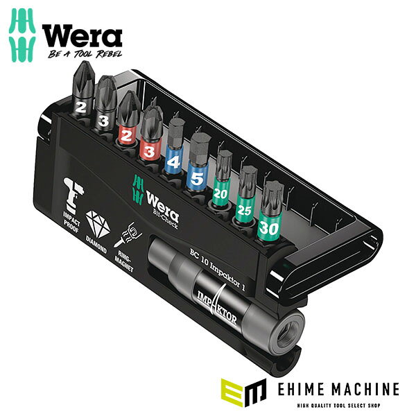 ビットチェック 10 インパクター 1 ビットセット。 Wera による堅牢なビットチェック。 Bit-Check は、利用可能なツールの概要を提供します。 不要なビットはセットに再挿入するだけで、紛失することはありません。 シャツのポケッ...