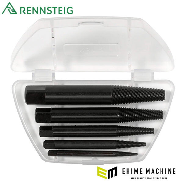 【セット内容/付属品】 セット内容：スクリューエクストラクター(サイズ1-5)、プラスチックケース メーカー名：RENNSTEIG（レンシュタイグ） メーカー品番：470 900 3 商品名：470 900 3 スクリューエキストラクター5...