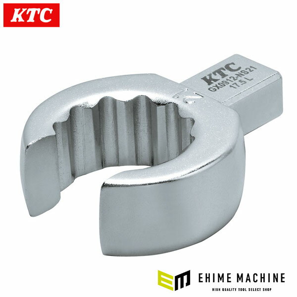 ヘッド交換式トルクレンチ用のクローフット交換ヘッド、サイズ21mm。 ソケットが使えない箇所の規定トルク締付けに。 KTCのクローフット交換ヘッドGX0912-NS21です。 プレセット型トルクレンチ(ヘッド交換式シリーズ)用の交換ヘッドで...